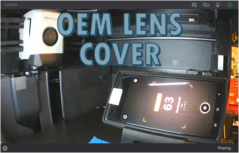 P1S/X1C Clear Light Lens Upgrade Double the Light! - Free 3D Print ...