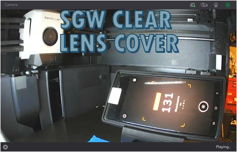 P1S/X1C Clear Light Lens Upgrade Double the Light! - Free 3D Print ...