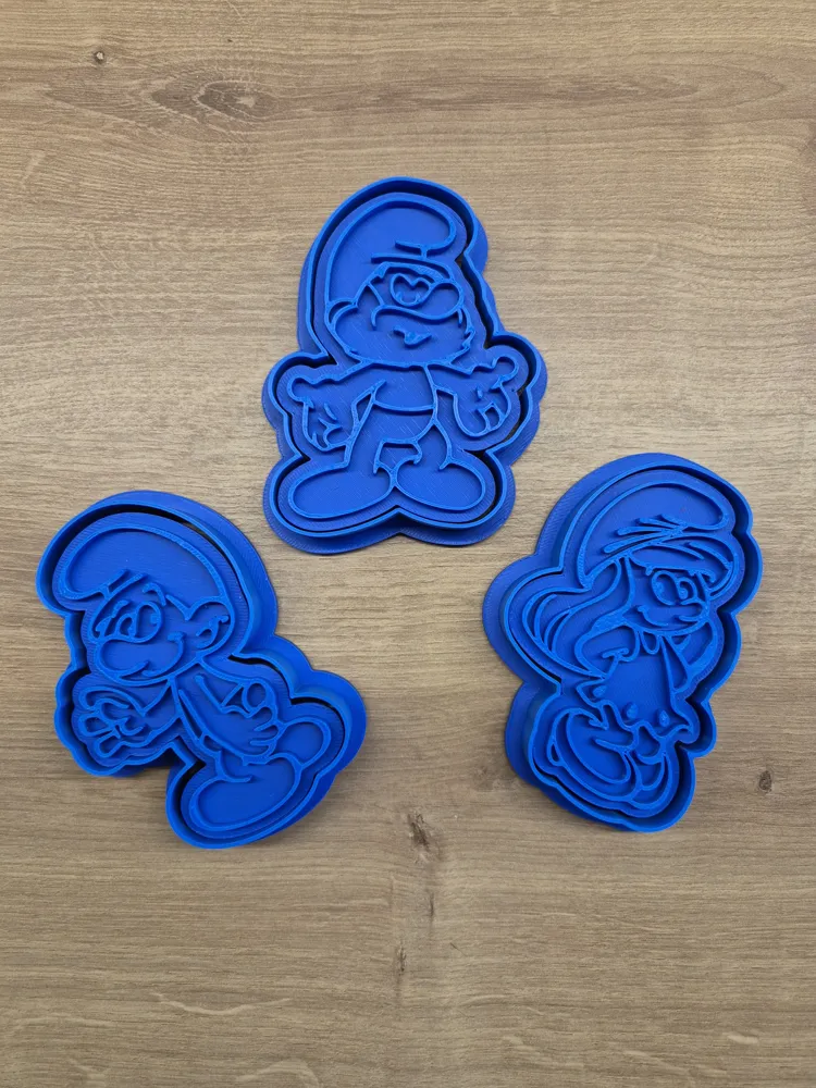 Cookie Cutters – Smurfs Characters - Free 3D Print Model - MakerWorld