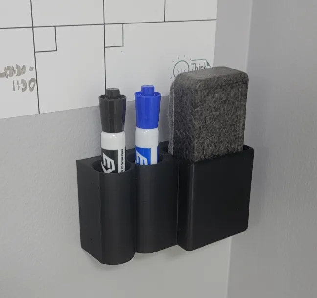 Dry Erase Marker Holder - Free 3D Print Model - MakerWorld