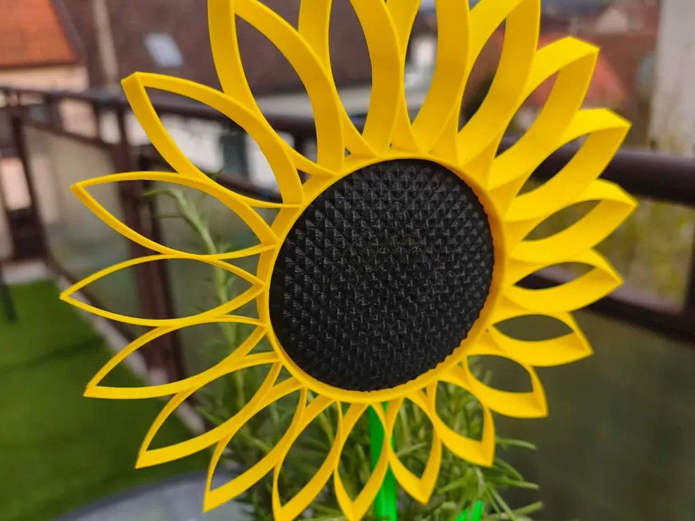 windmill flower - Free 3D Print Model - MakerWorld