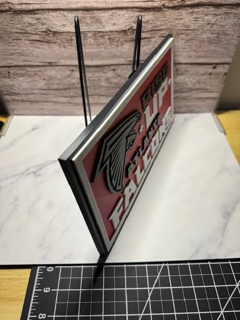 Atlanta Falcons NFL Plate - Free 3D Print Model - MakerWorld