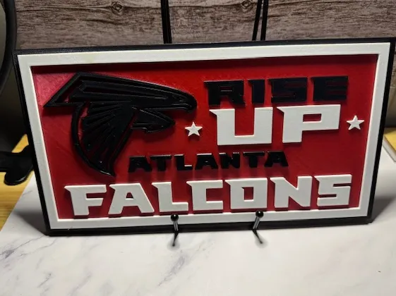 Atlanta Falcons NFL Plate - Free 3D Print Model - MakerWorld