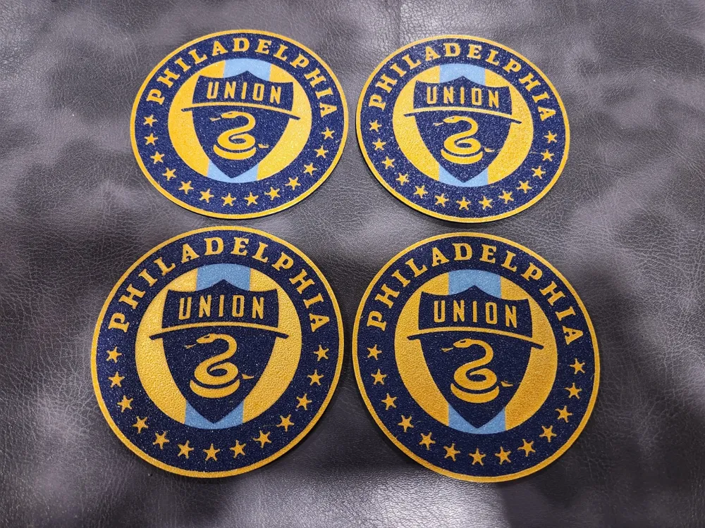 Philadelphia Union Coasters by xbeaker - MakerWorld