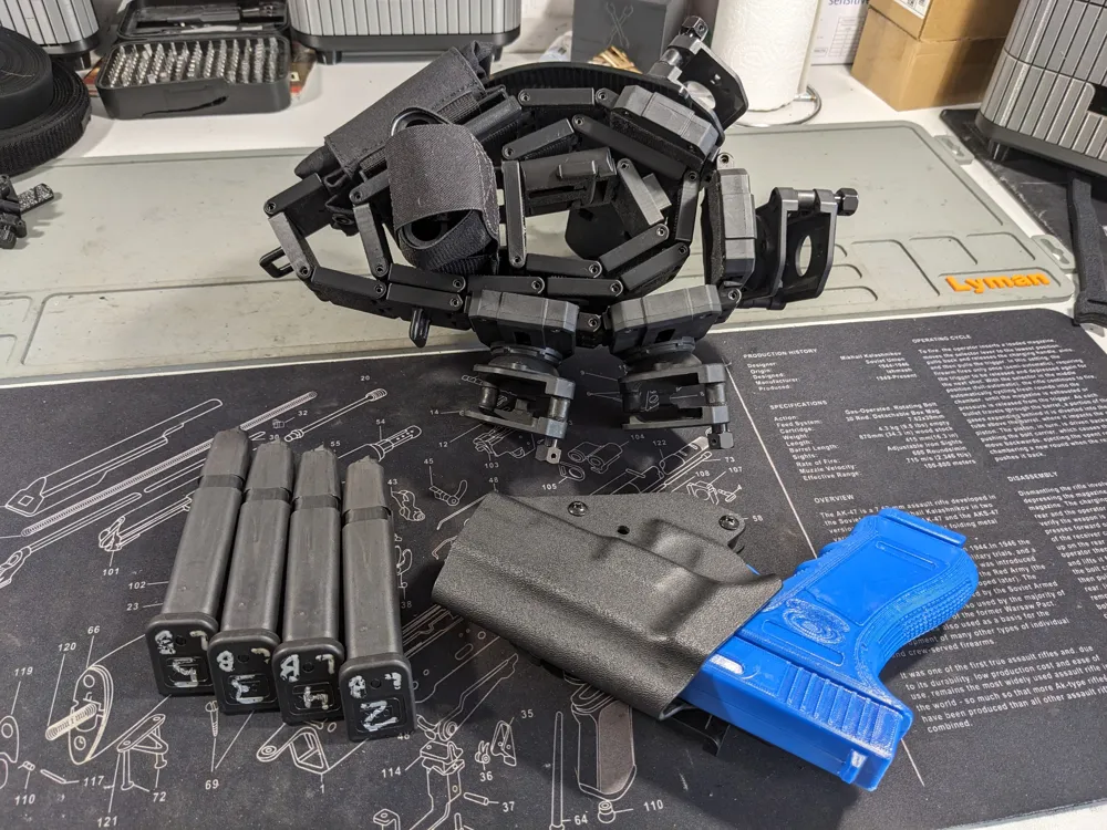 Modular Segmented Shooting Belt System - Free 3D Print Model - MakerWorld