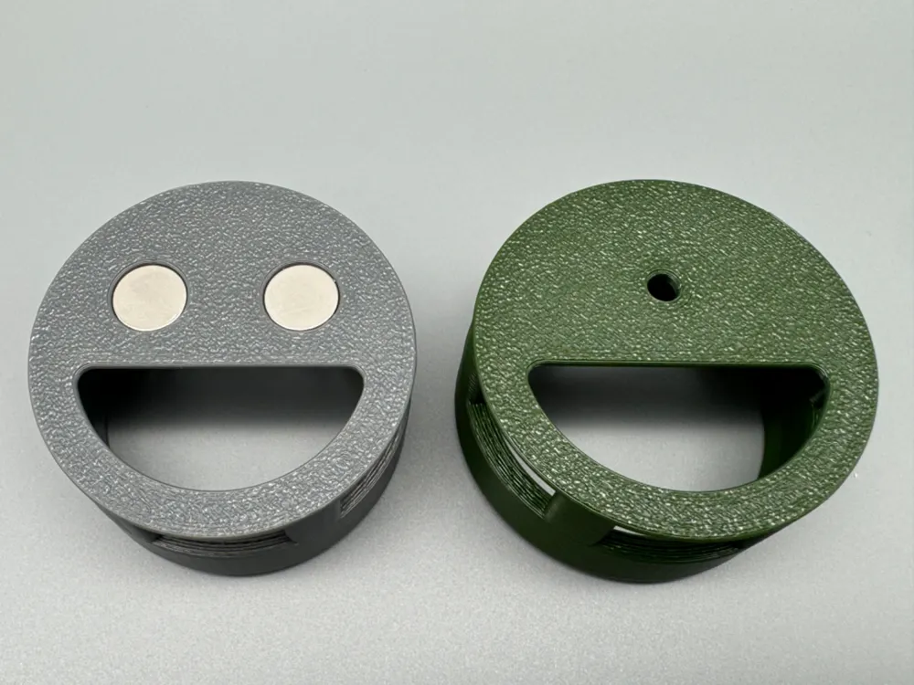 Magnet and mounting housing for thermometer 3 variations by practical3D ...
