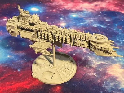 BFG Imperial Navy Battleships | Collection - MakerWorld: Download Free ...