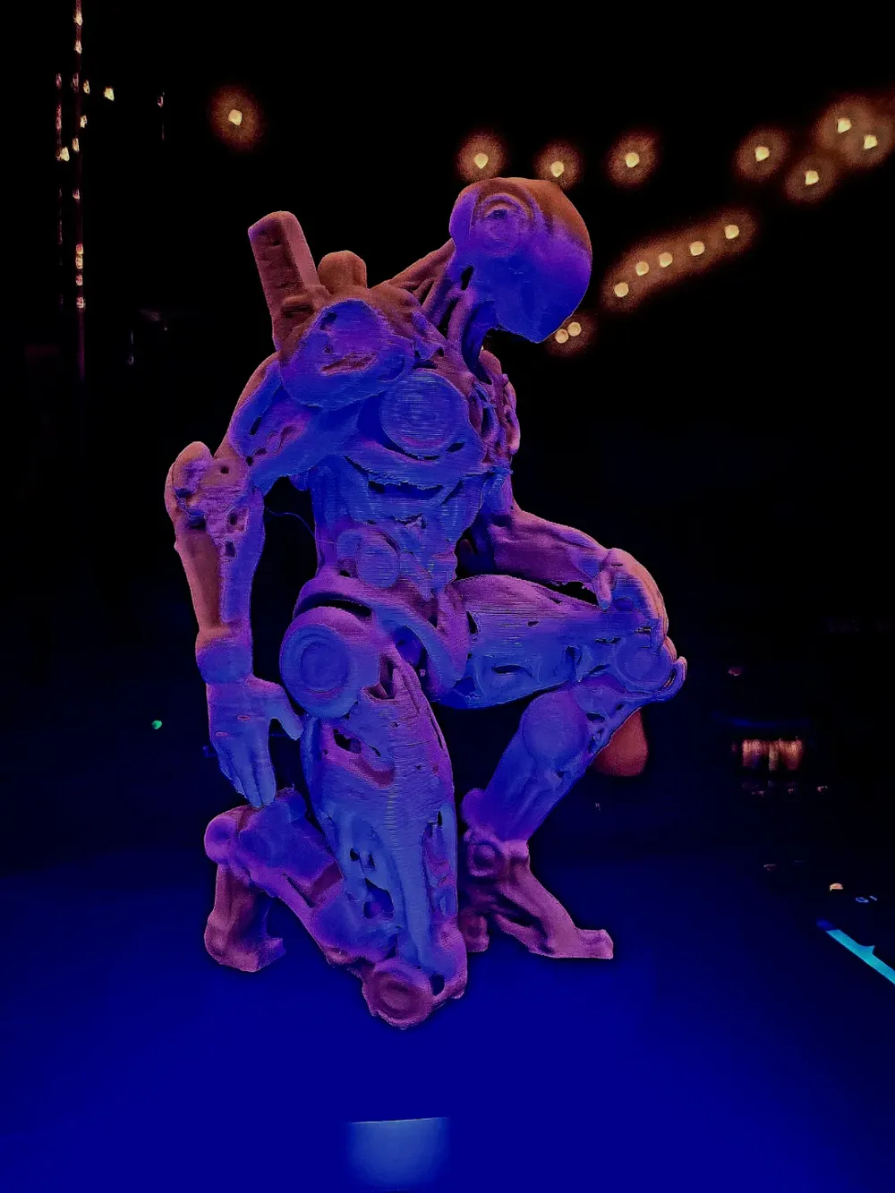 Cyberpunk robot statue by 74kk MakerWorld: Download Free 3D Models