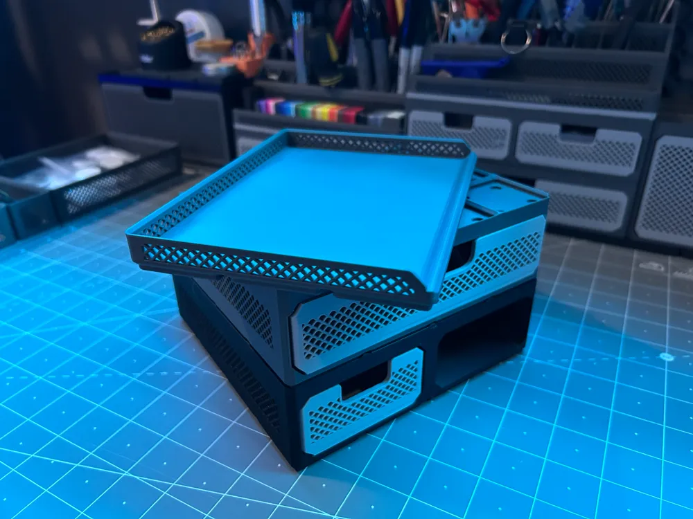 Rugged Tray Toppers - Gridfinity Trays by K2_Kevin MakerWorld: Download ...