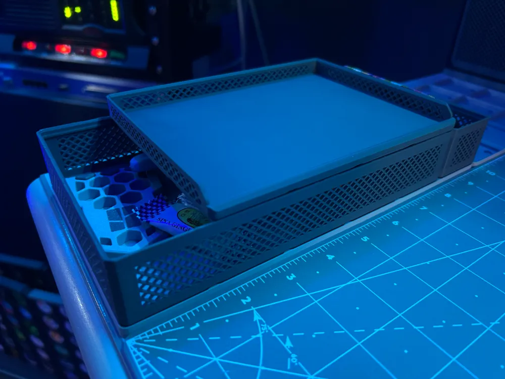 Rugged Tray Toppers - Gridfinity Trays by K2_Kevin MakerWorld: Download ...