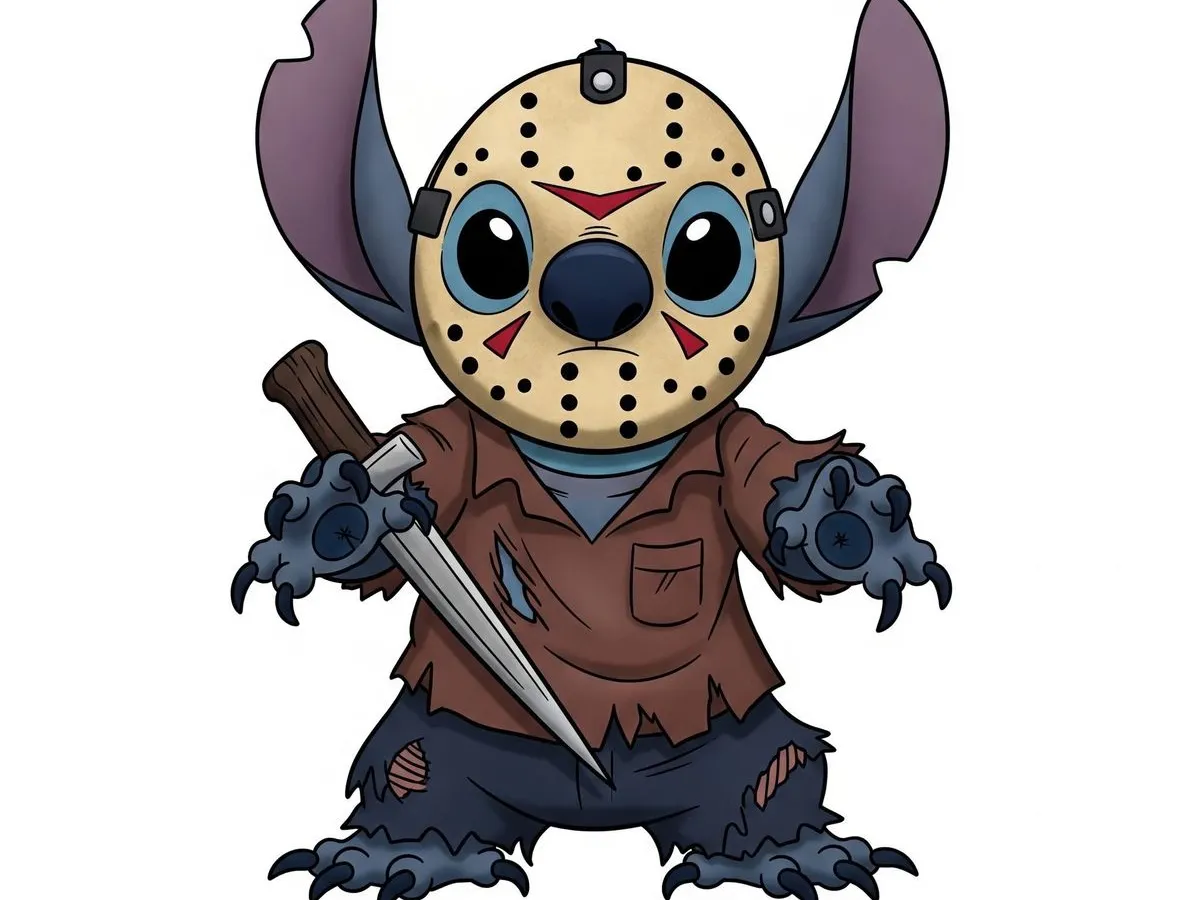 Halloween Disney Figur Stitch x Michael Myers - Free 3D Print Model ...