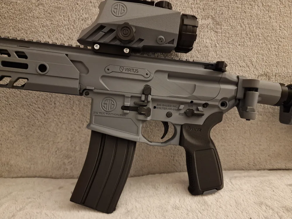 SIG Sauer MCX Virtus SBR Assault rifle Carbine - Free 3D Print Model ...