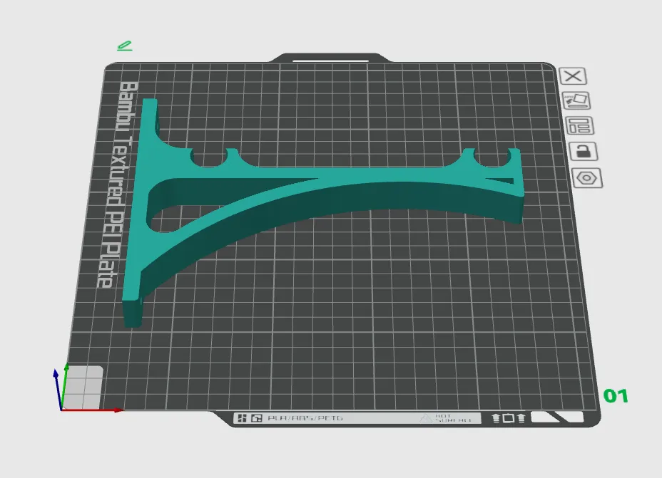 Shelf bracket for filament shelf by hsispeg - MakerWorld