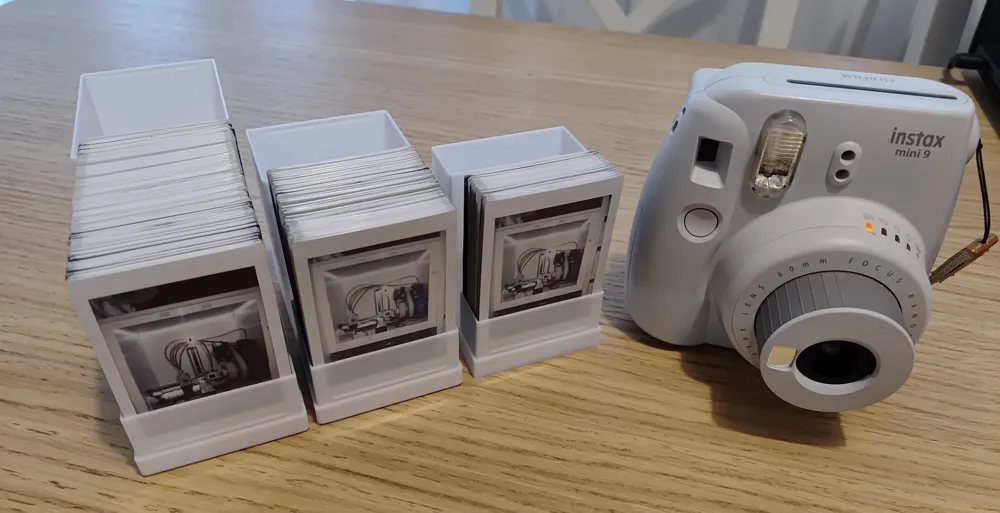 INSTAX photo storage box by 3dagonMakerWorld: Download Free 3D Models
