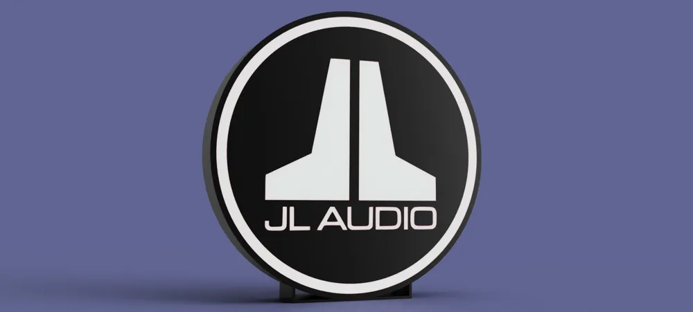 JL Audio Inspired lightbox by glenngri - MakerWorld