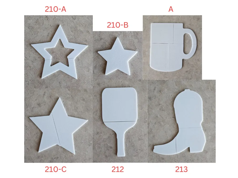 Stencil templates 58 by JpDesign01 MakerWorld: Download Free 3D Models