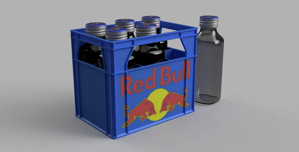 Red Bull Crate by Tomson Design - MakerWorld