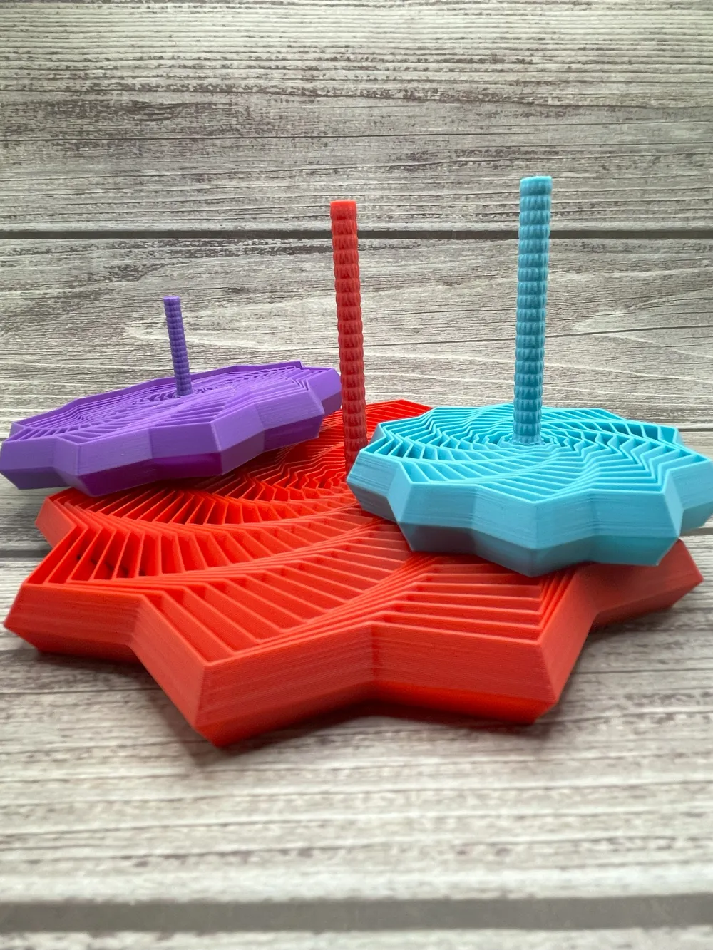 Expanded Sensory Fidget Star - WITH HANDLES by Dave'sPrints MakerWorld ...