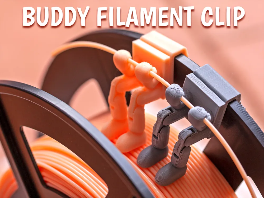 Buddy filament clip by Alftron - MakerWorld
