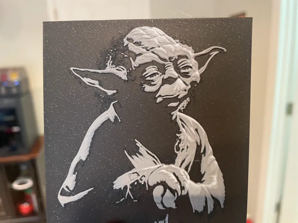 Yoda / Hueforge / Star Wars / Wall Art / 2d art by 3D Prints This Week ...