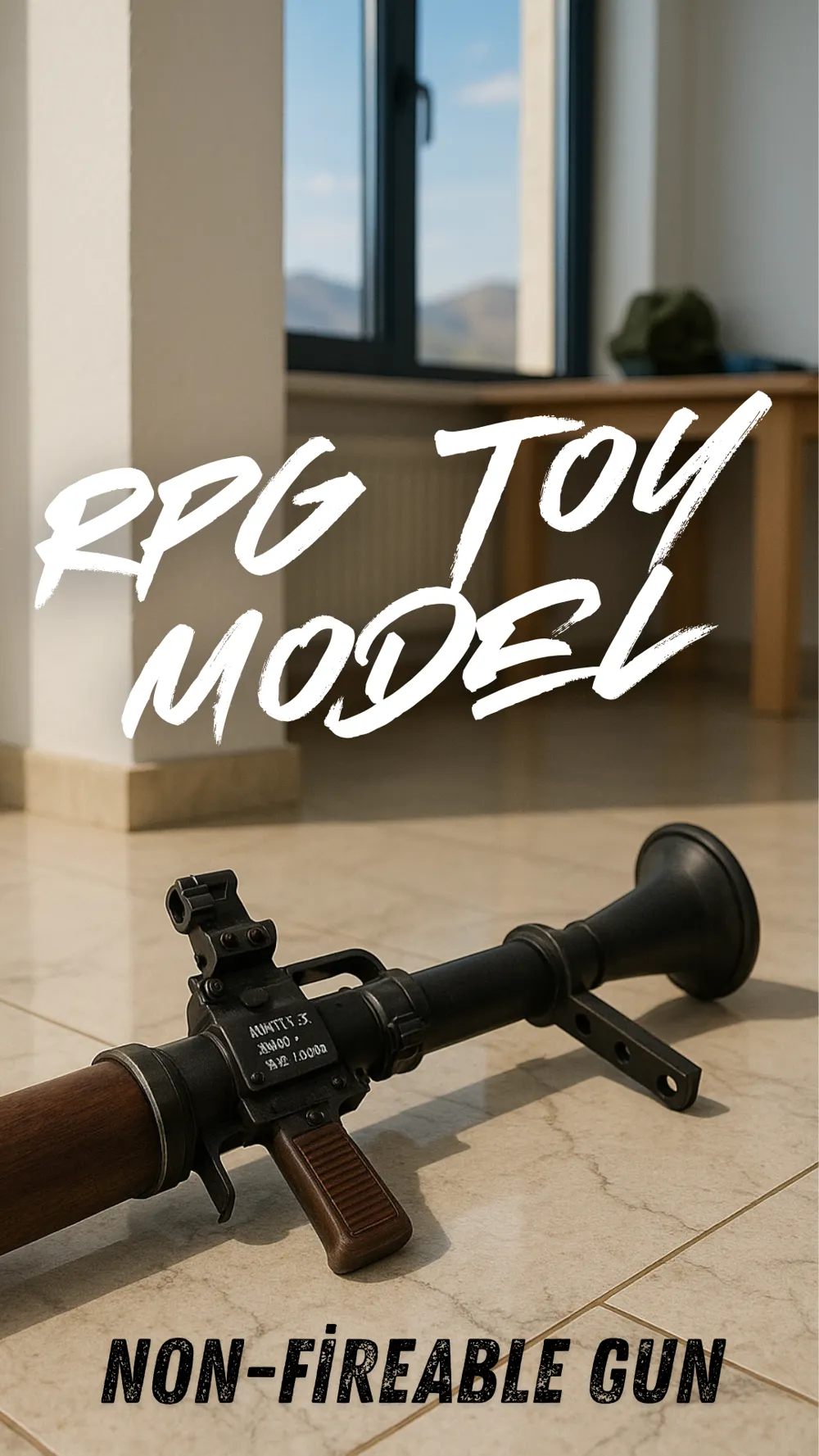Non-Fireable RPG Rocket Launcher Model Airsoft Toy - Free 3D Print ...