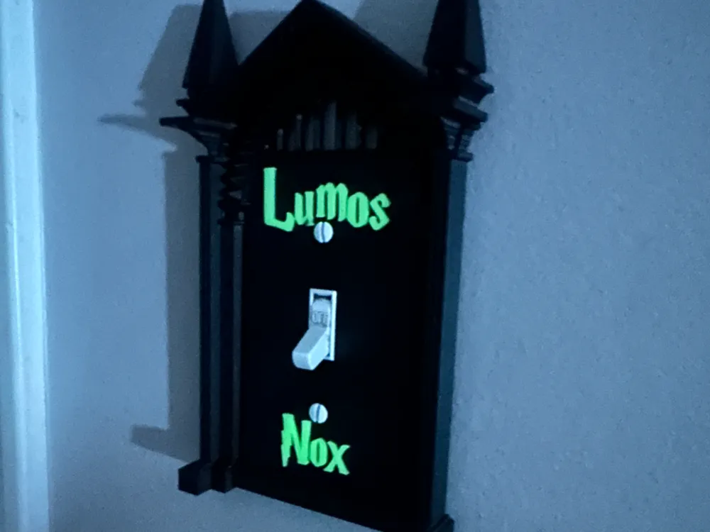 Lumos Light switch cover Remixed by BuildItBetter MakerWorld: Download ...