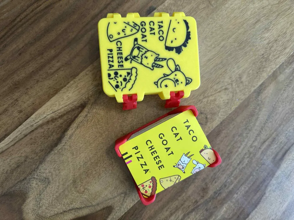 Taco Cat Goat Cheese Pizza Snaplock card box - Free 3D Print Model ...
