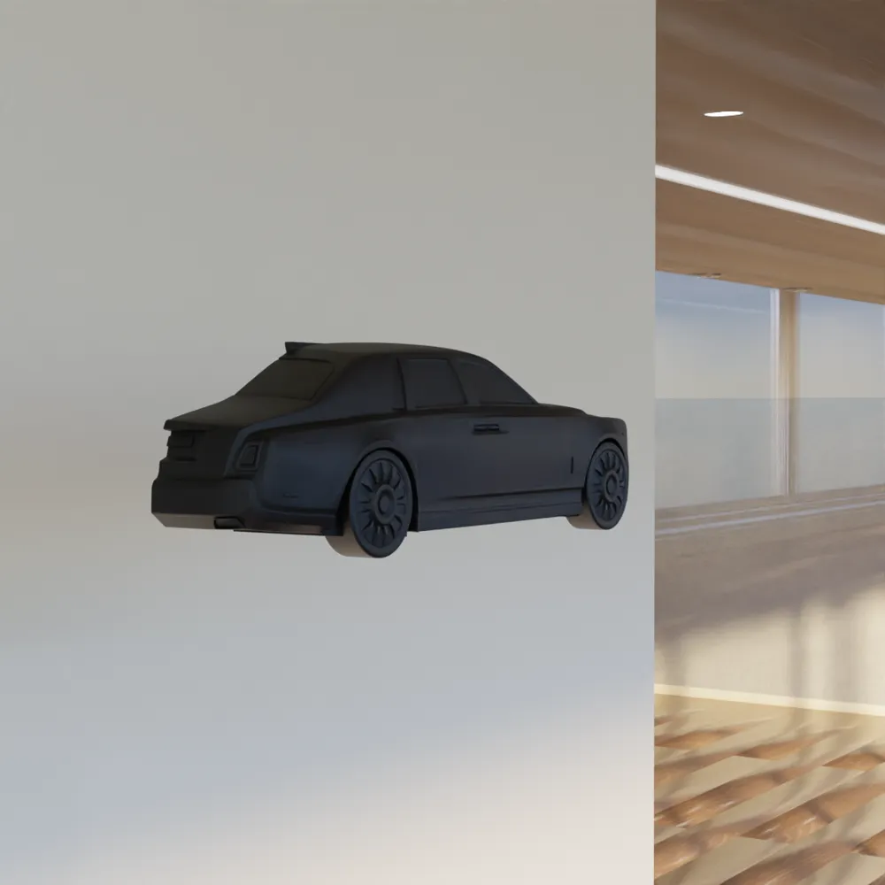 Arte de Parede Rolls Royce Phantom - Vista Lateral - Modelo gratuito ...