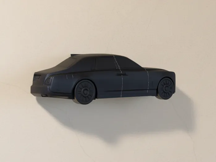 Arte de Parede Rolls Royce Phantom - Vista Lateral - Modelo gratuito ...