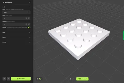 Grid Generator - Parametric Patterns & Structures by Koolm MakerWorld ...