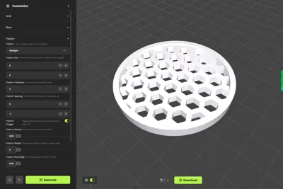 Grid Generator - Parametric Patterns & Structures by Koolm MakerWorld ...