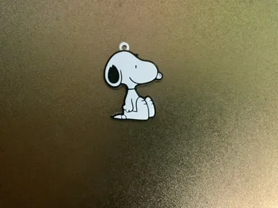 cute snoopy keychain / necklace charm (free for commercial use) by ...