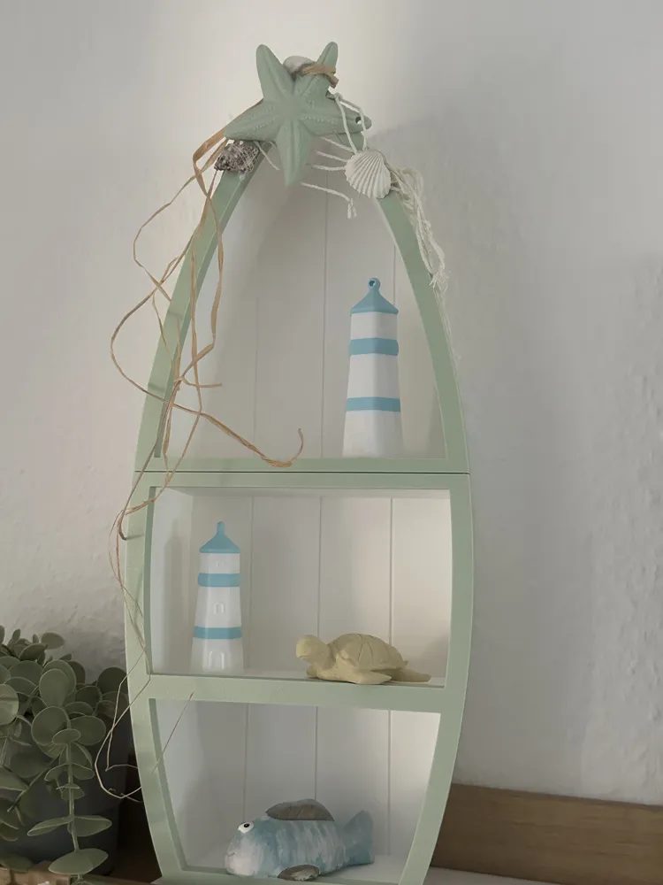 Rowboat Shelf Maritime - Free 3D Print Model - MakerWorld