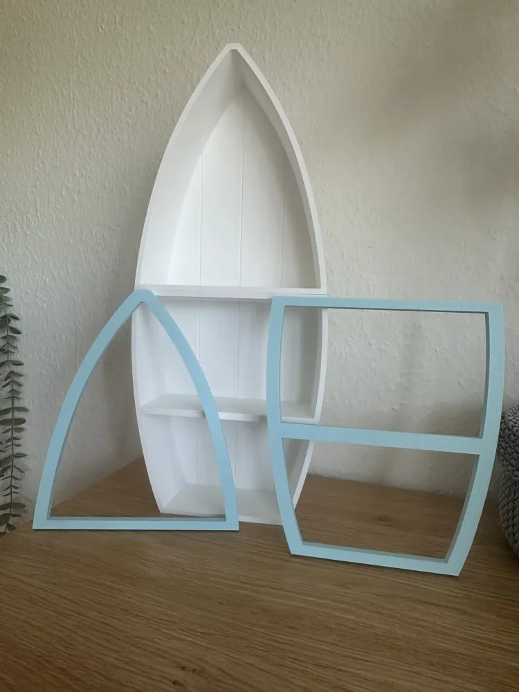Rowboat Shelf Maritime - Free 3D Print Model - MakerWorld