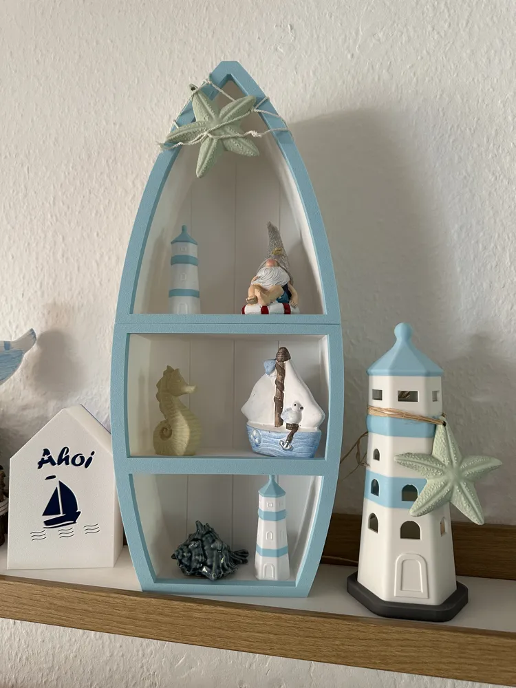 Rowboat Shelf Maritime - Free 3D Print Model - MakerWorld