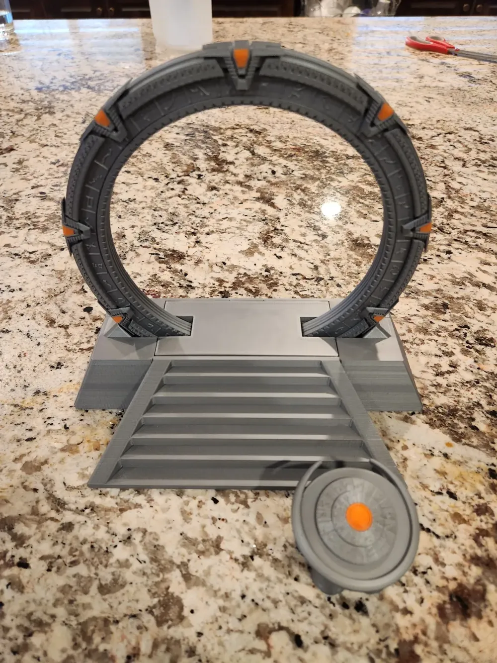 Stargate in an off-world pedestal with a DHD Shared by ChrisBair ...