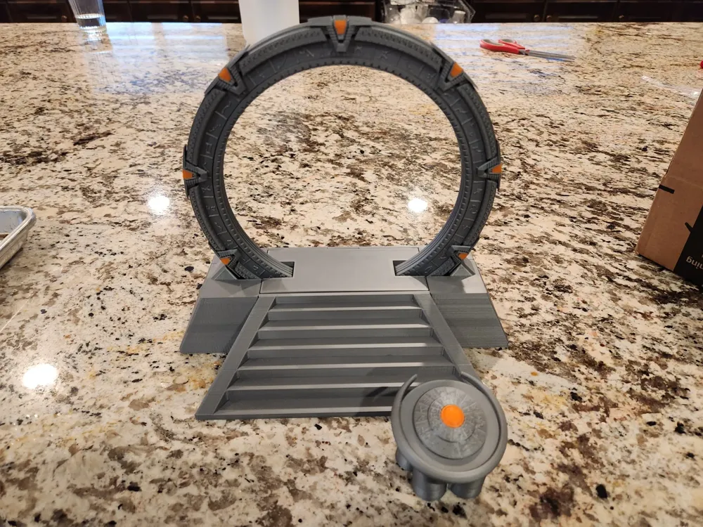 Stargate in an off-world pedestal with a DHD Shared by ChrisBair ...