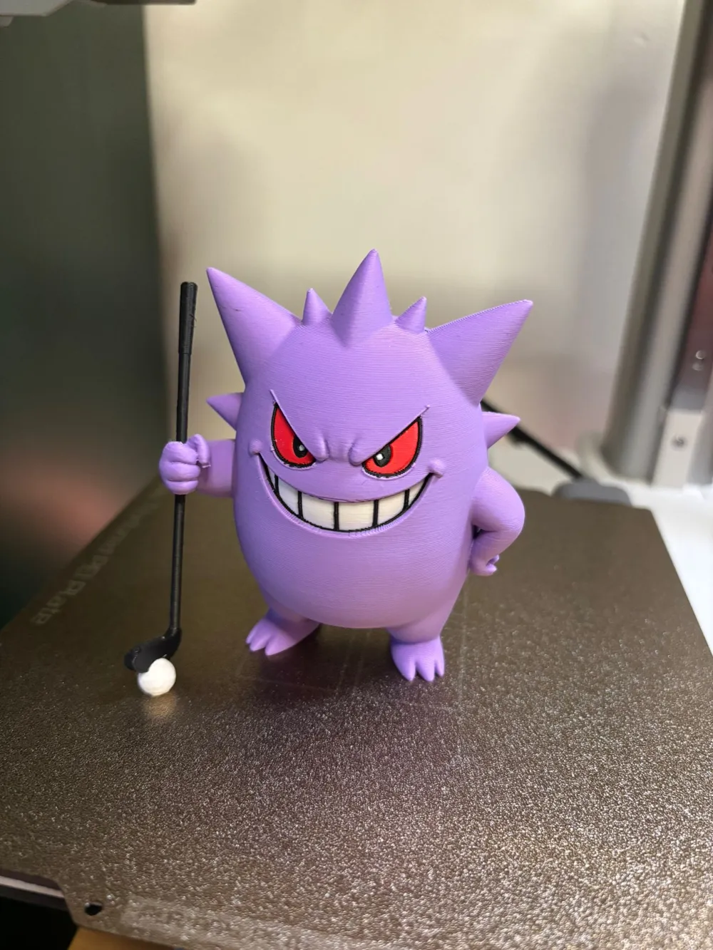 Gengar spielt Golf Figur – AMS Vorzeigestück – Kostenloses 3D ...