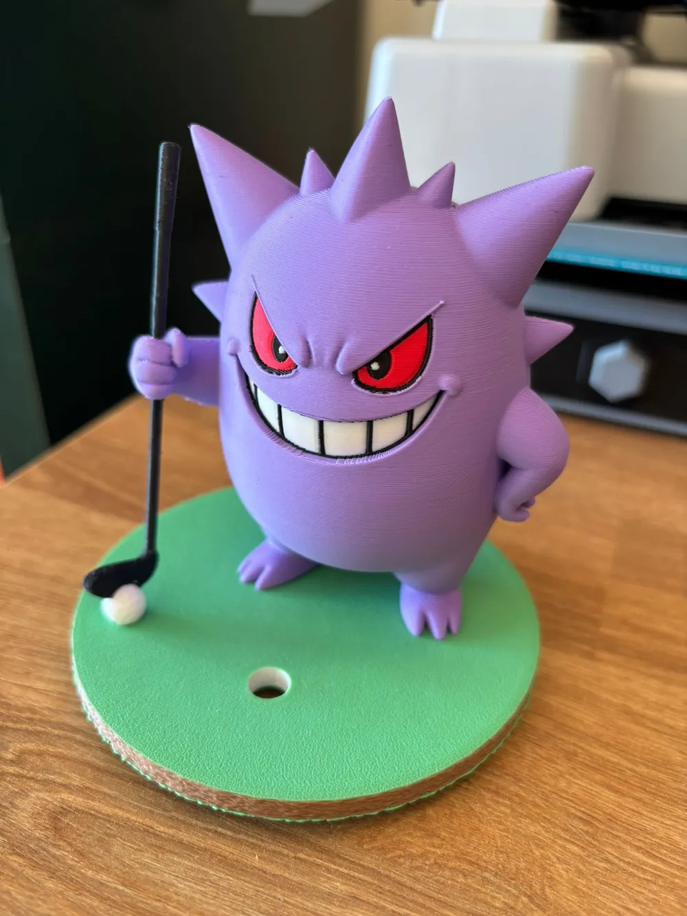 Gengar spielt Golf Figur – AMS Vorzeigestück – Kostenloses 3D ...