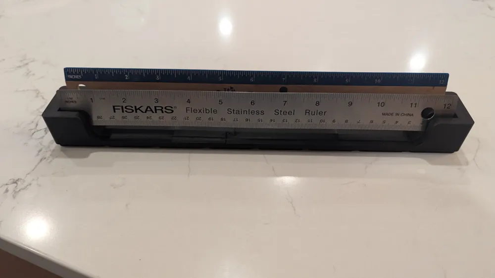 Gridfinity - 2 Ruler Holder by maustin002 MakerWorld: Download Free 3D ...