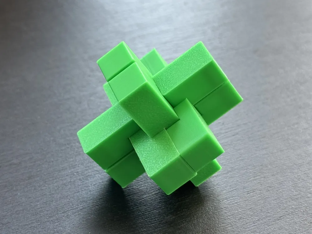 6-Piece Interlocking 3D Puzzle - Free 3D Print Model - MakerWorld