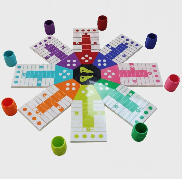 Parchis Ludo Parcheesi Sorry 8 players - Free 3D Print Model - MakerWorld