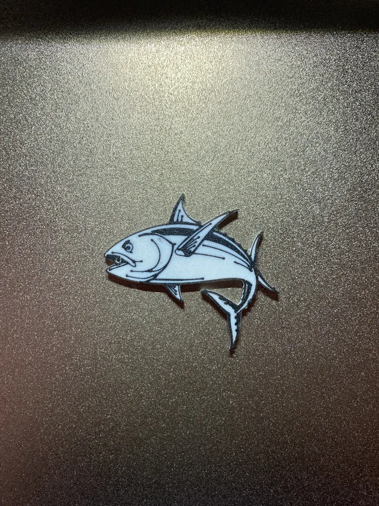Tuna Keychain - Free 3D Print Model - MakerWorld