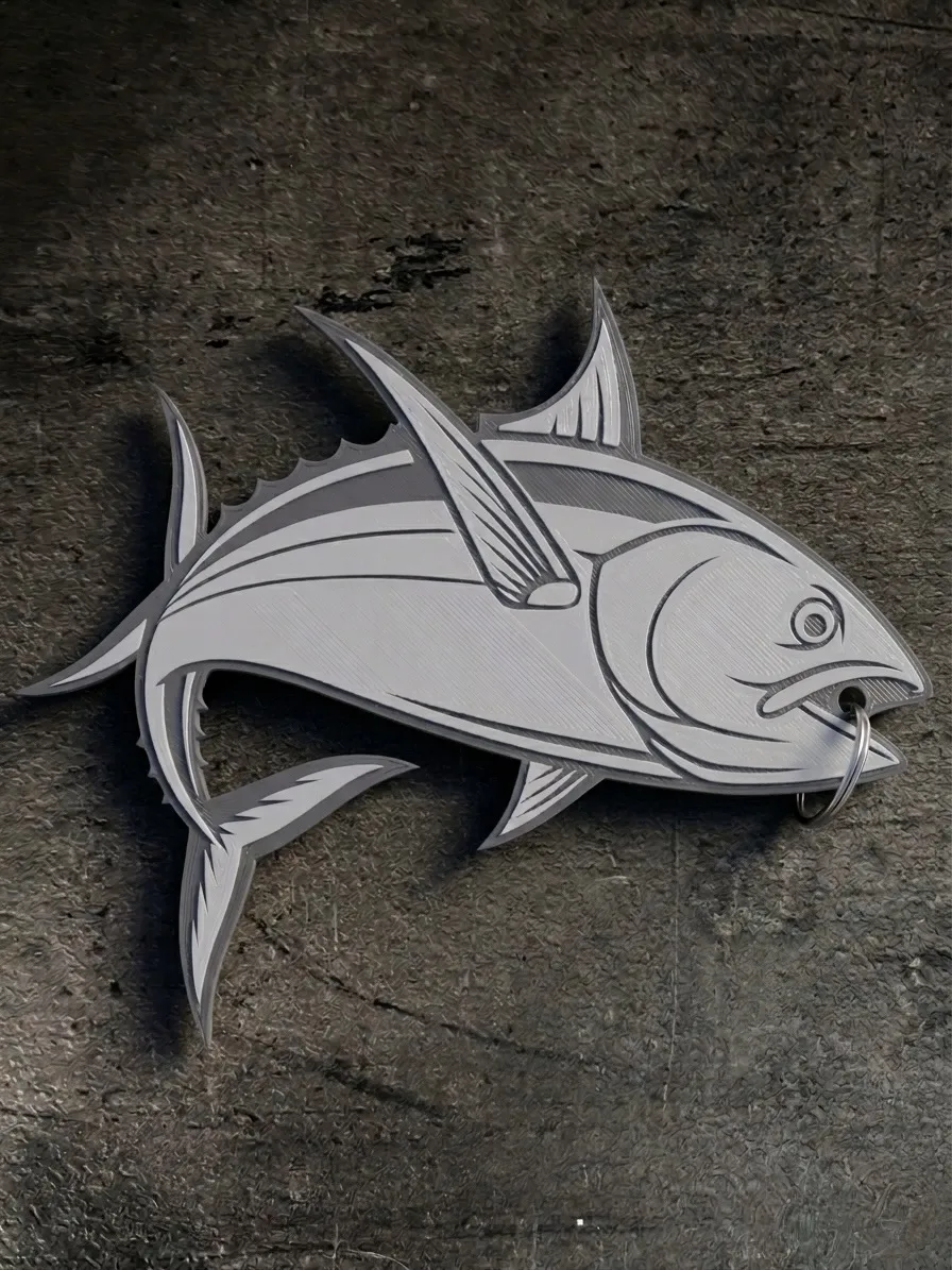 Tuna Keychain - Free 3D Print Model - MakerWorld