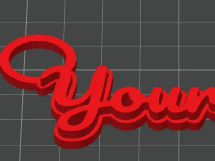 Custom Name - Free 3D Print Model - MakerWorld