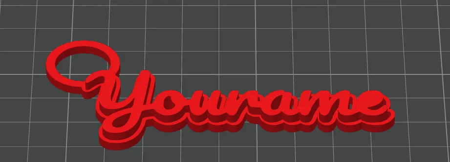 Custom Name - Free 3D Print Model - MakerWorld