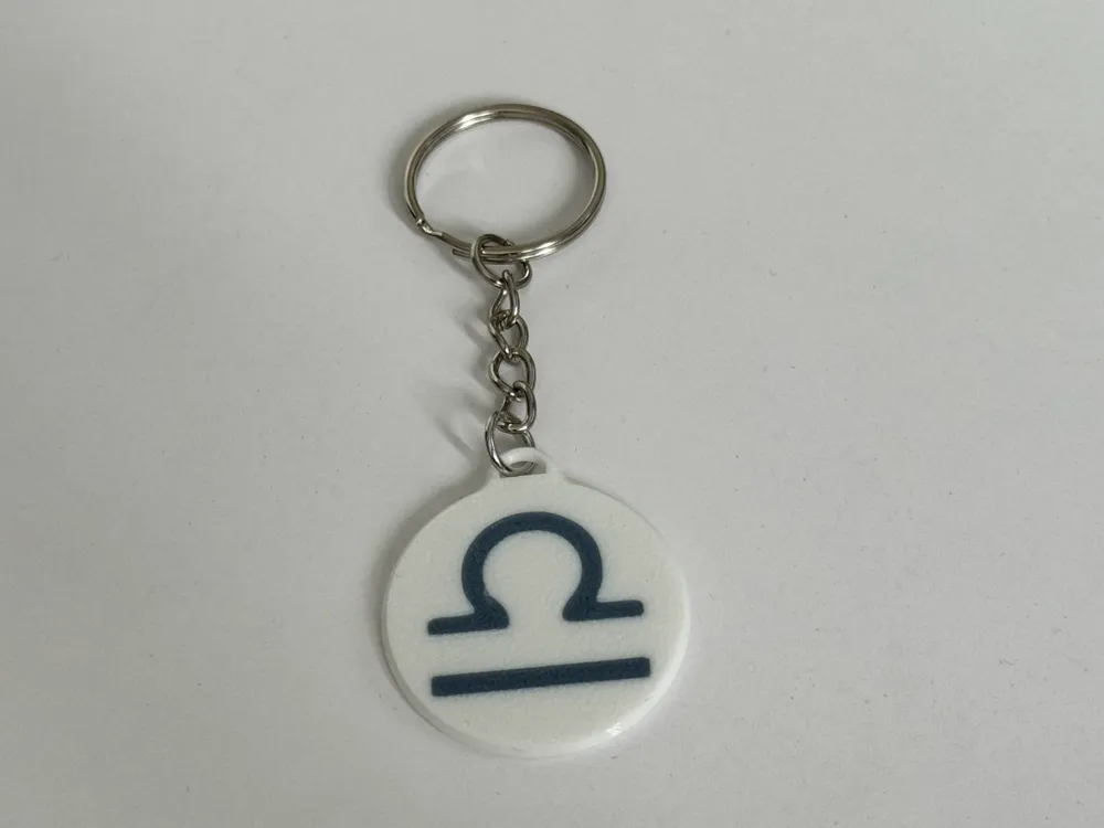 Zodiac sign key ring by sgenos - MakerWorld
