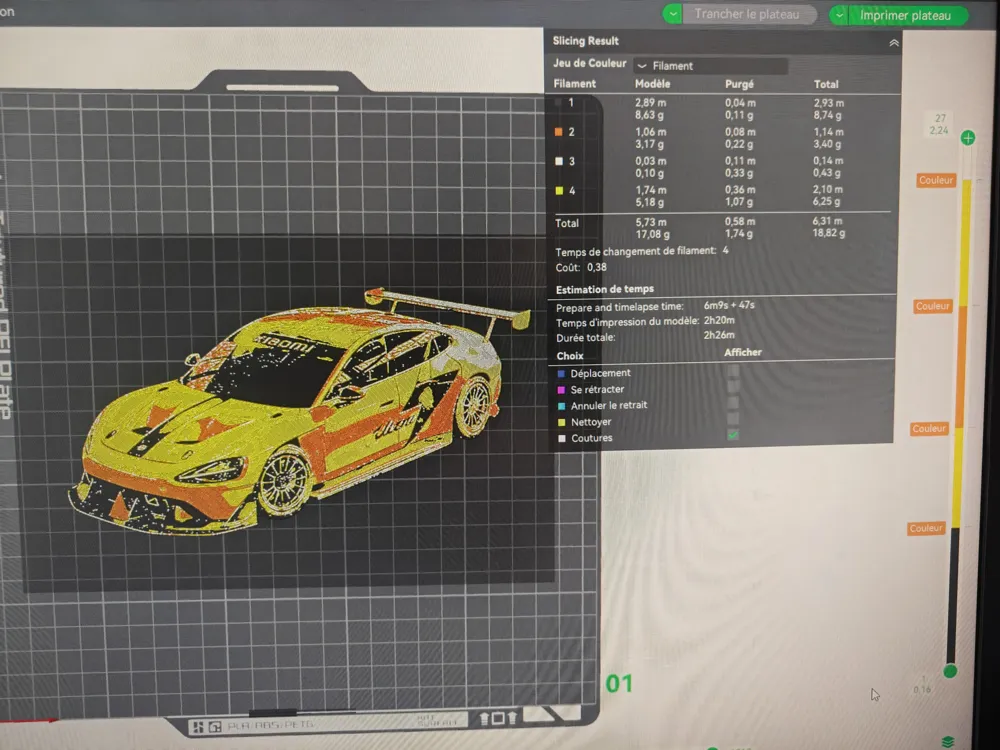 hueforge 小米 su7 ultra 来自 djobricks MakerWorld：免费下载 3D 模型