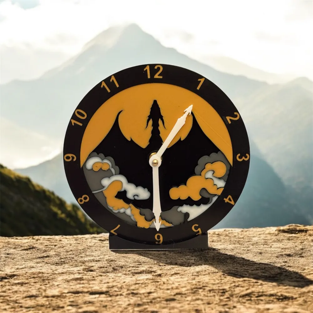 Fourth Wing Inspired Dragon Clock by Sandy Designs MakerWorld: Download ...