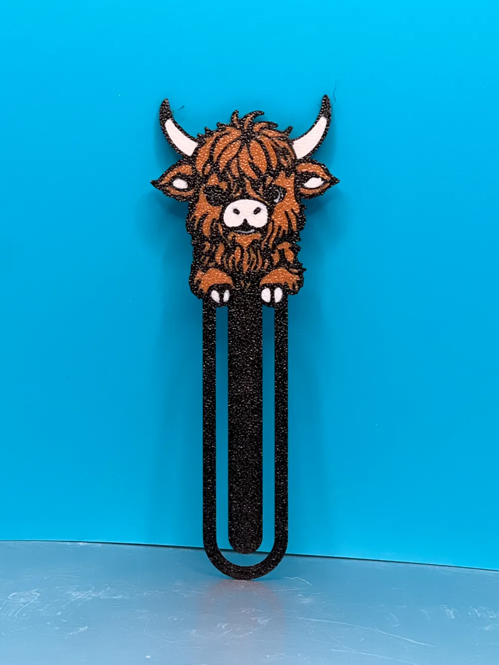 Highland Cow Bookmark by vernsart - MakerWorld